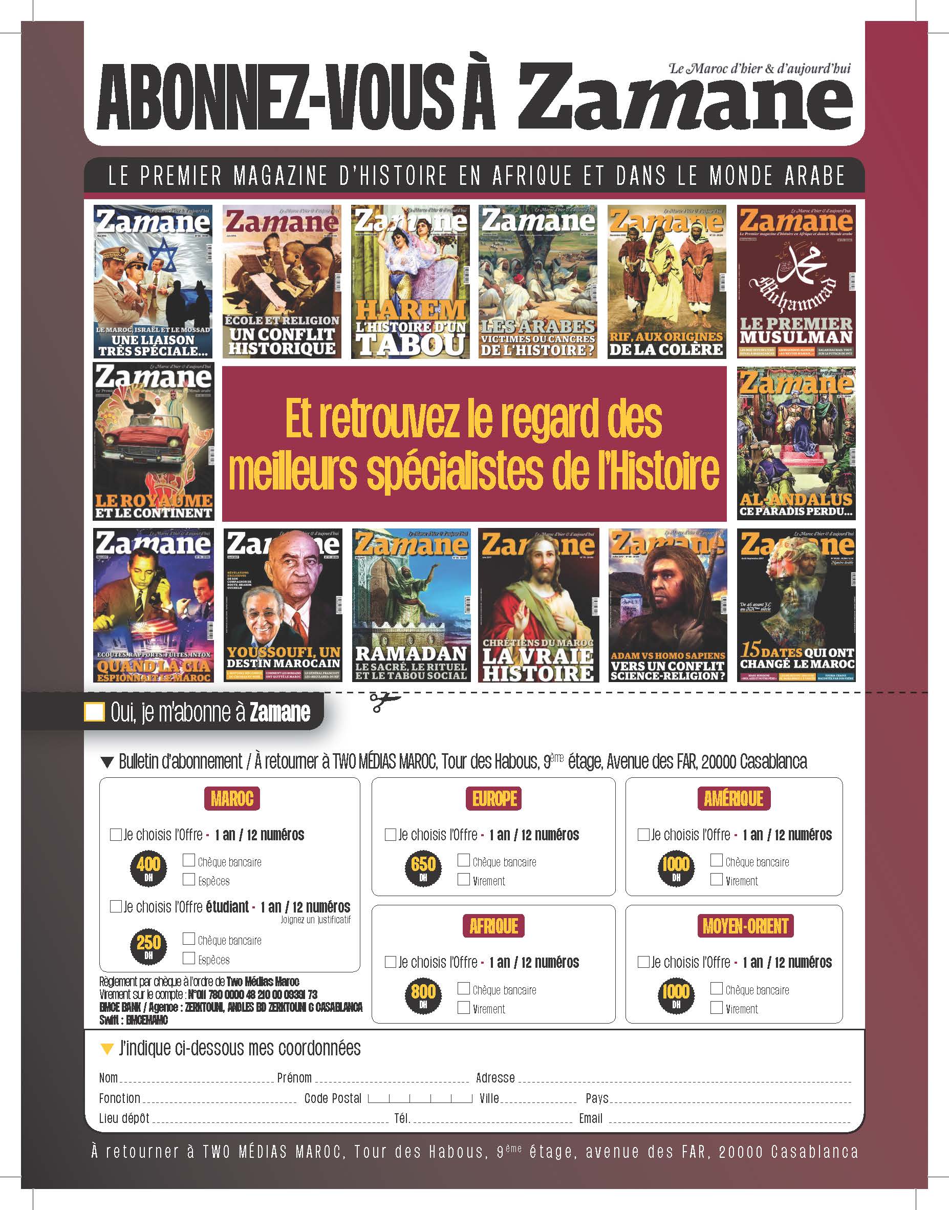 Abonnements – Zamane